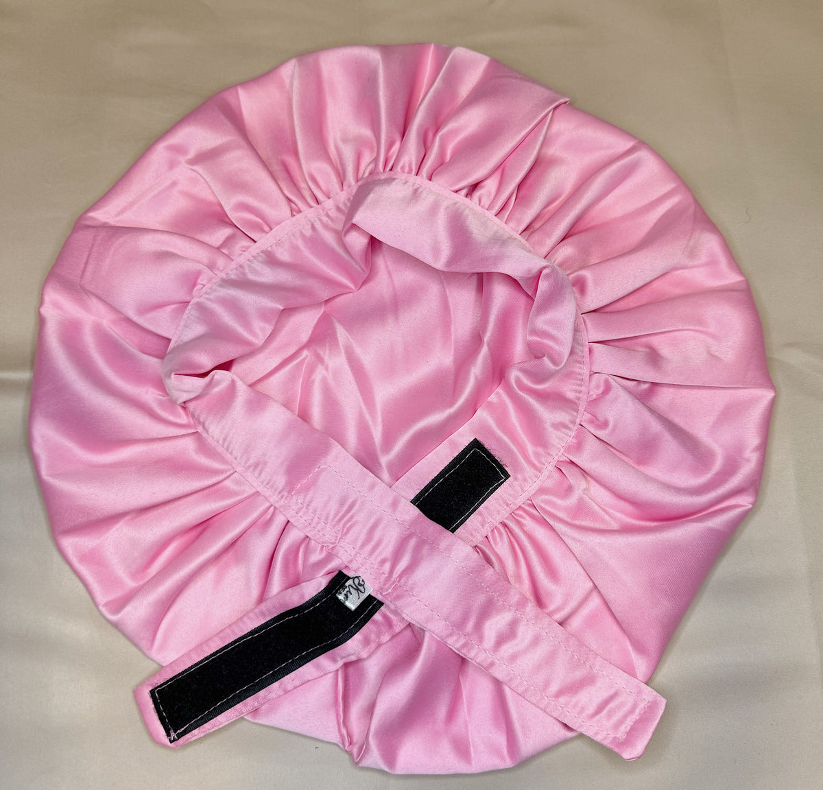 Light Pink Headband satin bonnet– Kimladbeauty