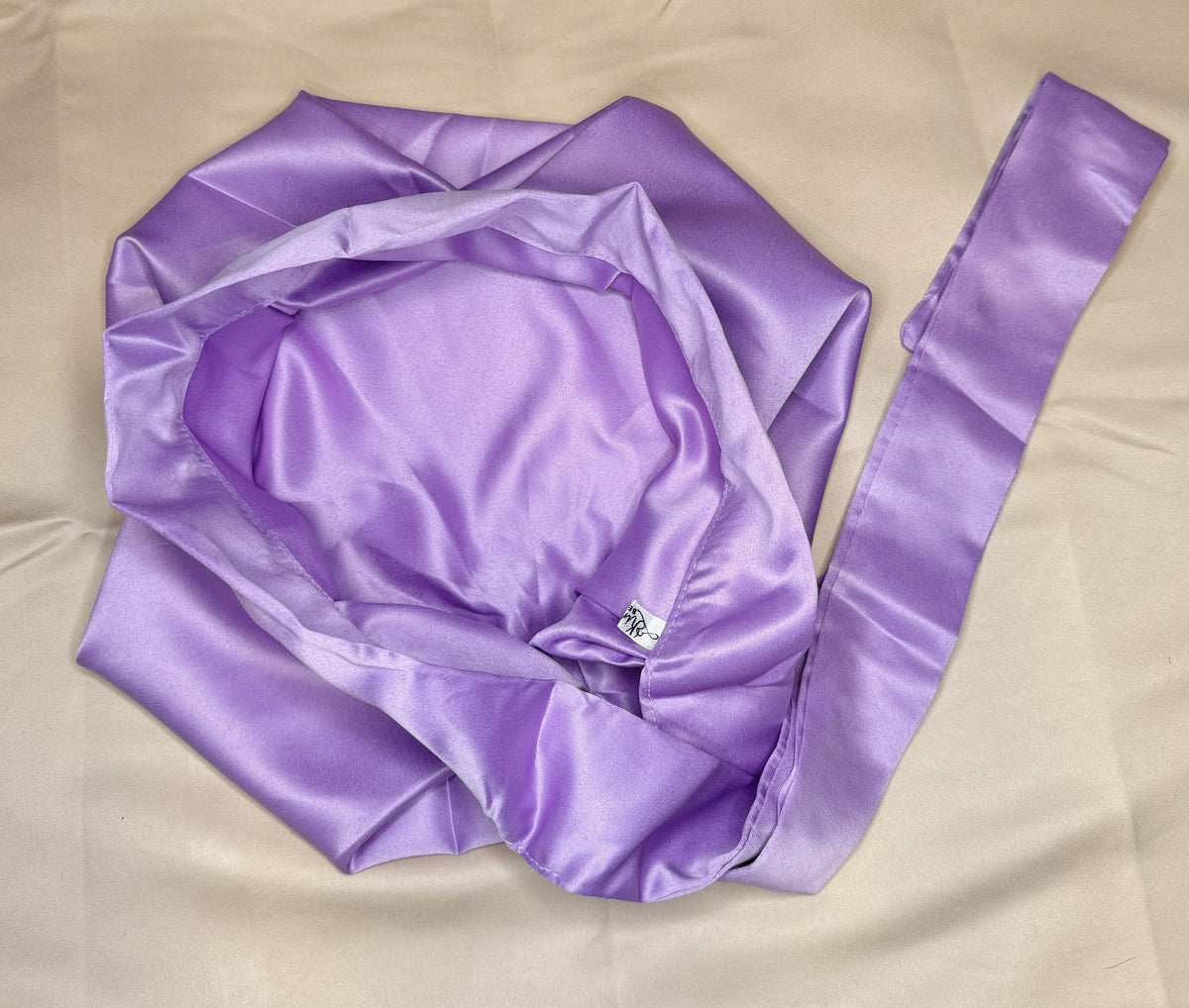 Light purple Tie bonnet– Kimladbeauty